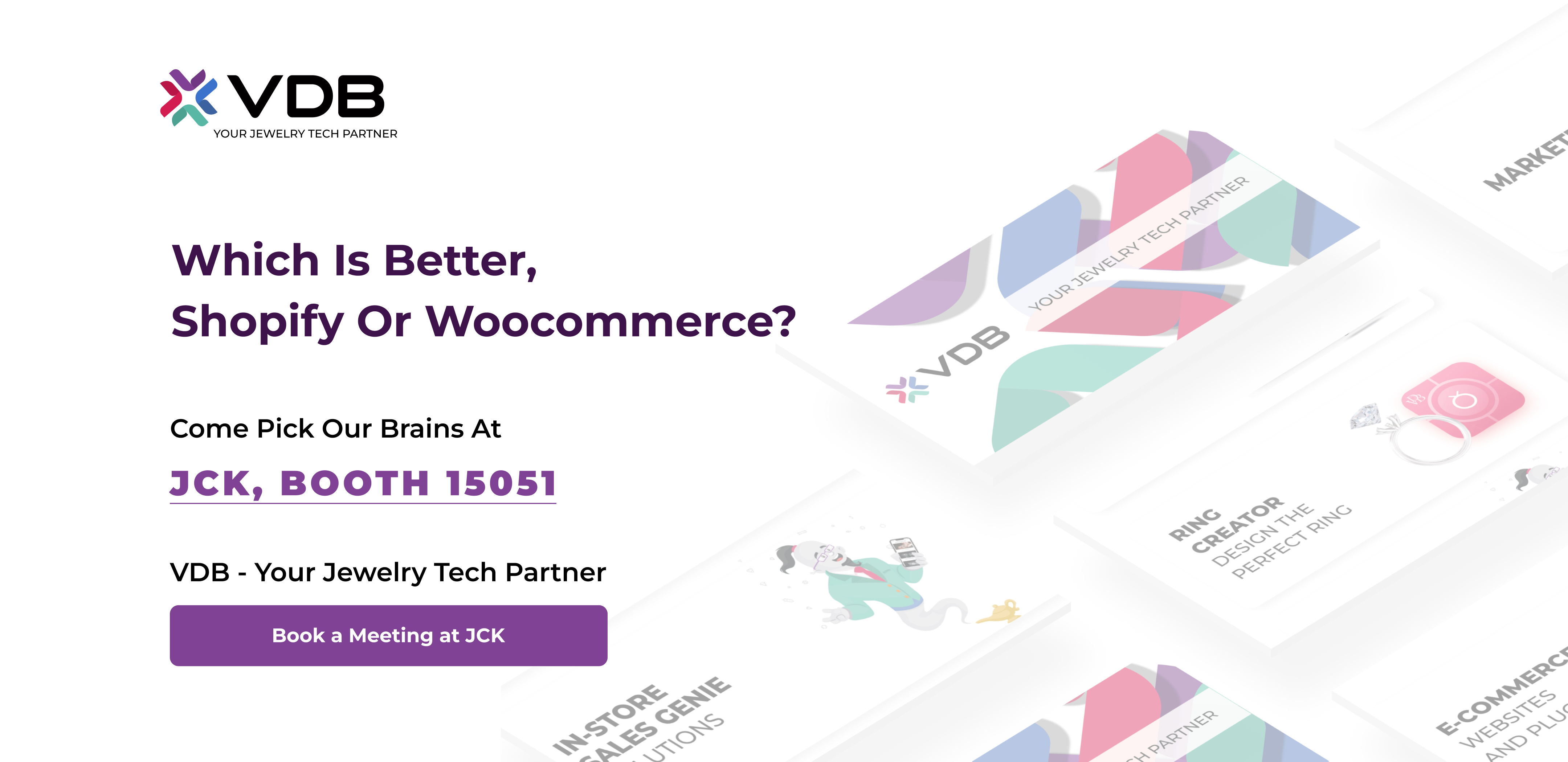 Meet with VDB: your jewelry tech partner at JCK